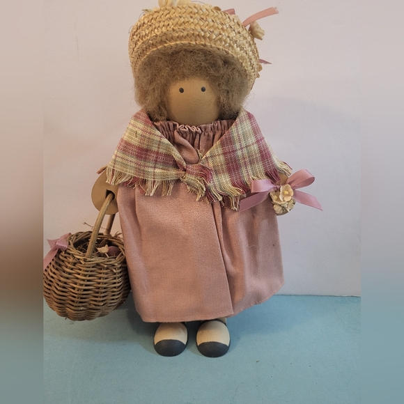 Lizzie High | Accents | Vintage Lizzie High Wood Doll Martha High ...
